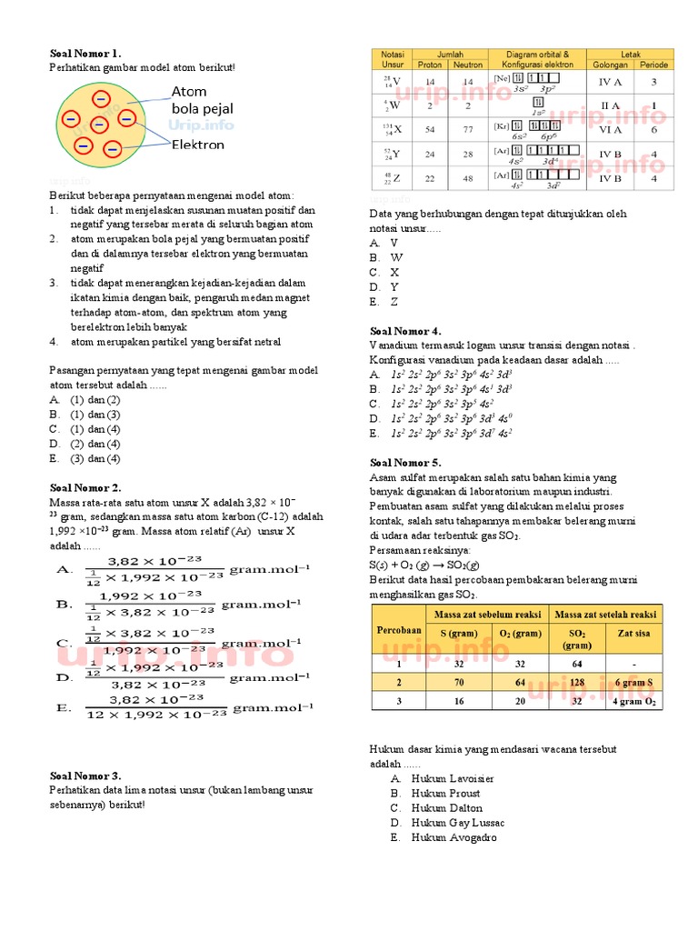 Latihan Soal USBN | PDF
