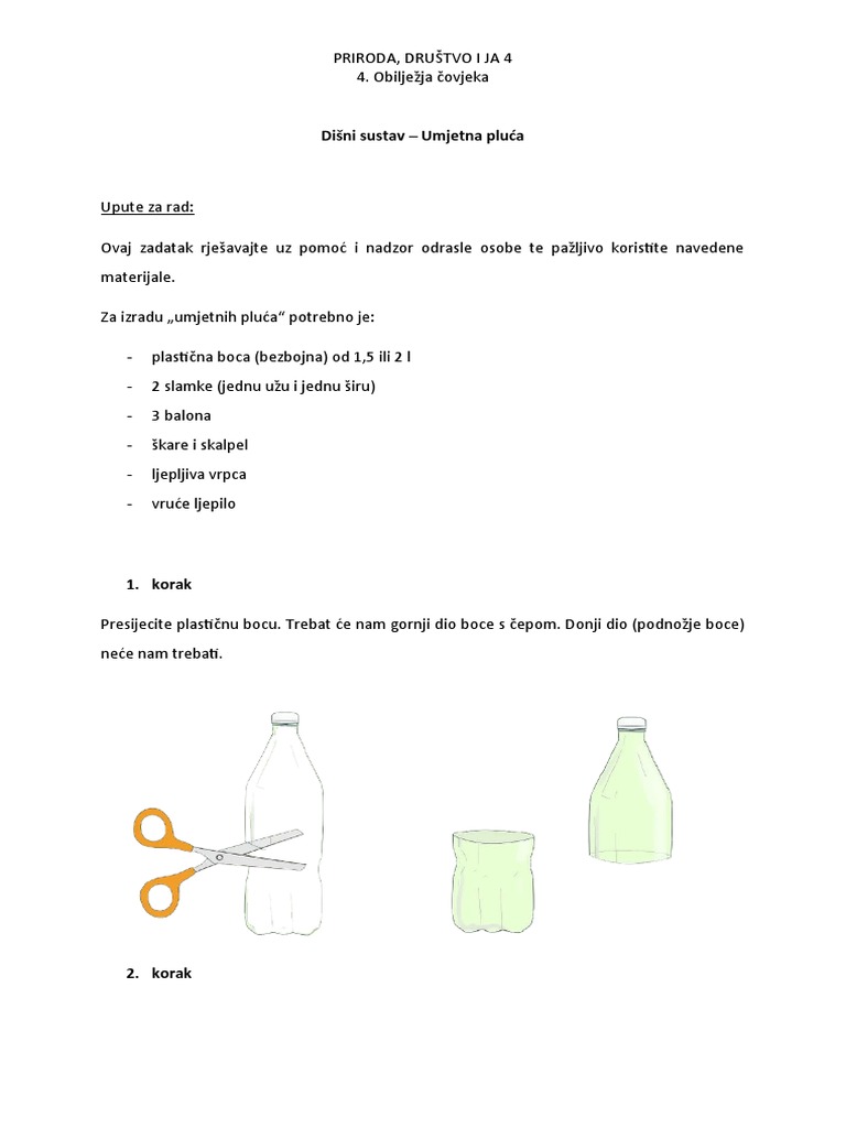 UMJETNA PLUĆA-POKUS | PDF