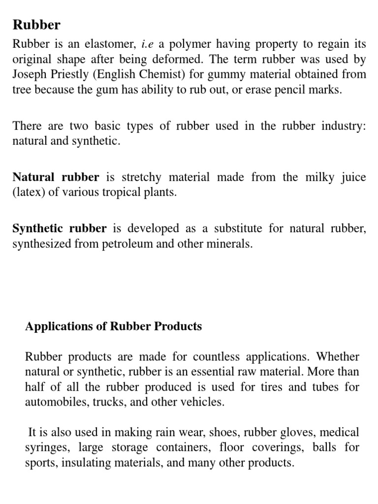 552 Shazia (Rubber) | PDF | Natural Rubber | Polymers