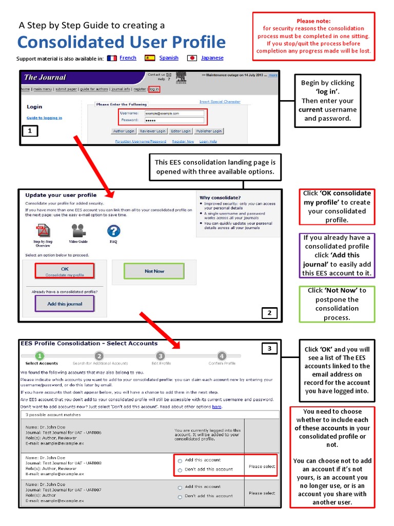 1426-Consolidation Step by Step Final | PDF | User (Computing) | Password