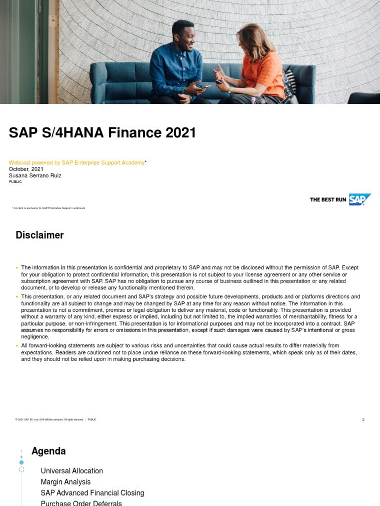 SAP S/4HANA Finance 2021 | PDF | Debits And Credits | Revenue