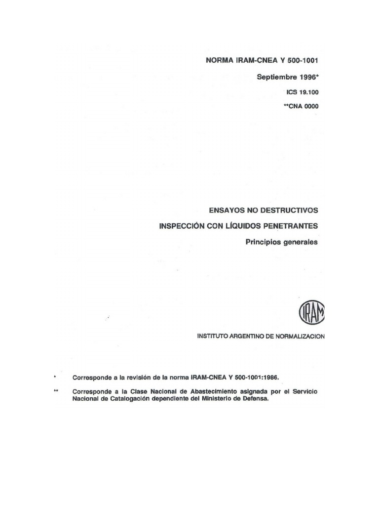 LP Iram-Cnea y 500-1001 1996 | PDF
