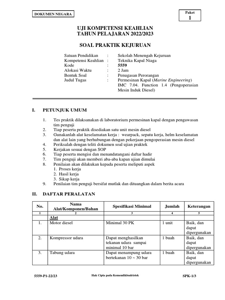 5559-P1-SPK-Teknika Kapal Niaga-K13rev | PDF