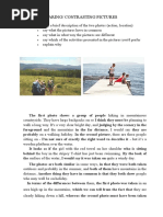 B2 Speaking: Photo Comparison Phrases | PDF
