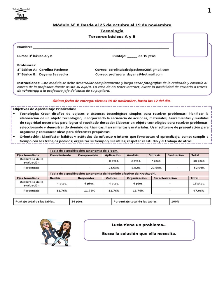 Módulo 8 - 3° Básico - Tecnología | PDF