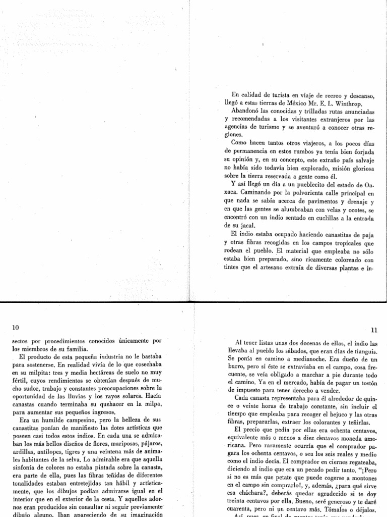 Canastitas en Serie de B Traven | PDF