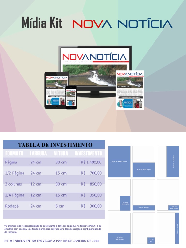 Midia Kit Jornal Impresso | PDF