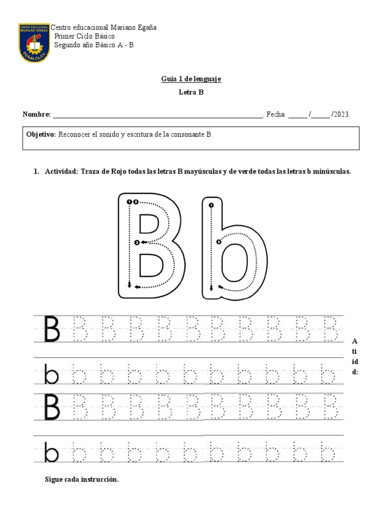 Guías LETRA B | PDF | Lingüística | Comunicación humana