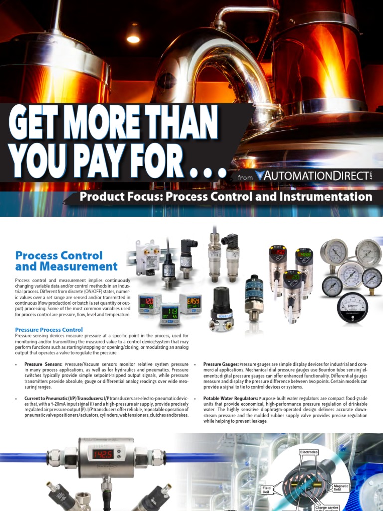 ADC Process Control | PDF | Process Control | Pressure Measurement