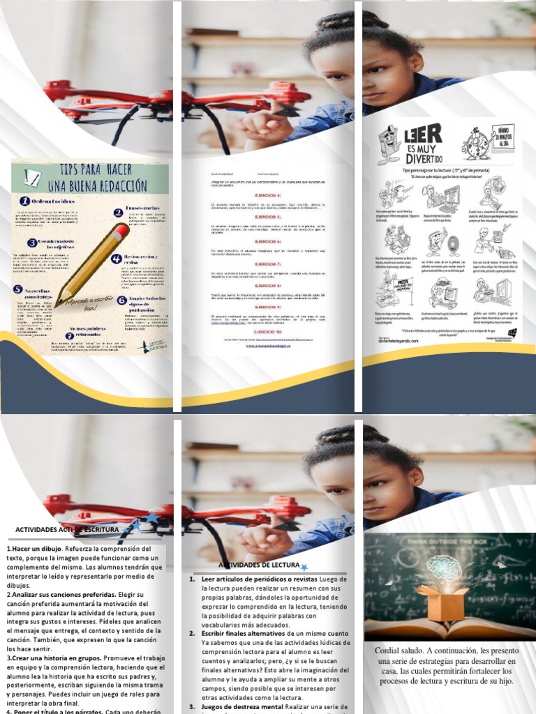 Estrategias para desarrollar procesos de lectura y escritura en casa ...