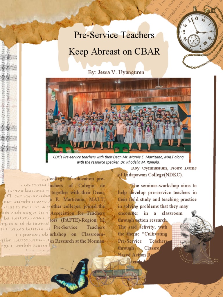Pre-Service Teachers Attend CBAR Seminar-Workshop | PDF | Education Theory | Teaching