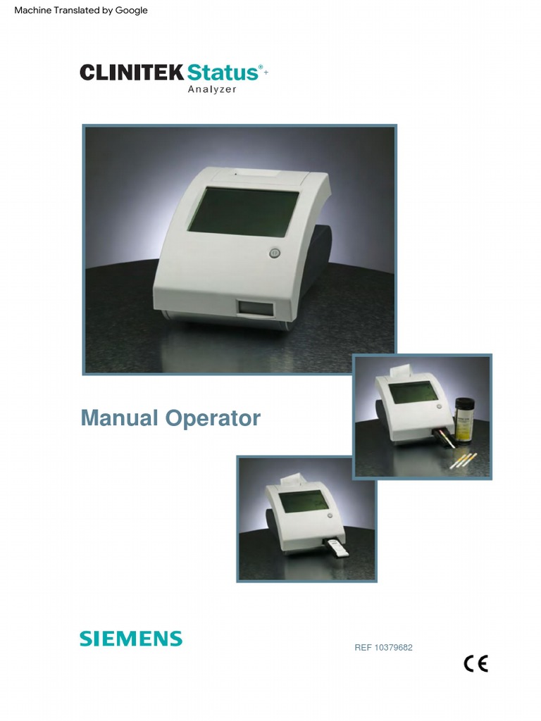 Clinitek Status Plus Operator Manual | PDF