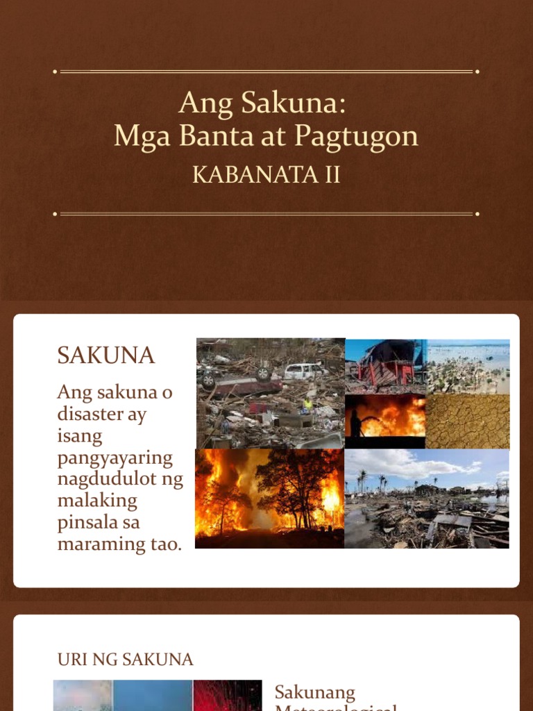 Ang Sakuna | PDF | Earth Sciences | Natural Hazards