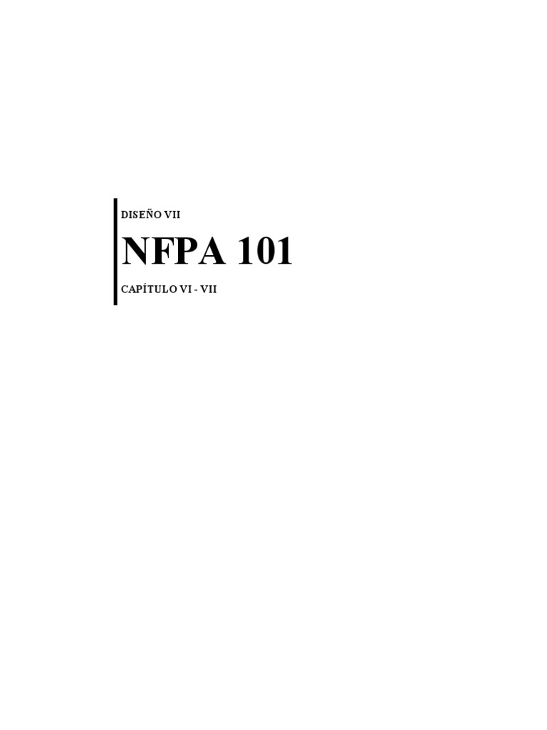 NFPA 101: Ocupaciones y Riesgos | PDF | edificio | Ascensor