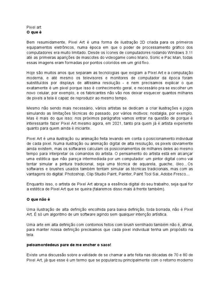 Pixel Art | PDF | Pixel | Adobe Photoshop