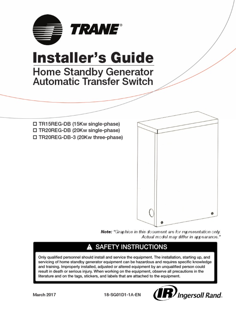 Installer's Guide: Home Standby Generator | PDF | Mains Electricity ...