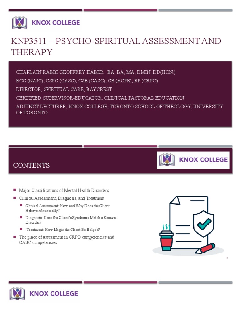 Clinical Assessment in Mental Health | PDF | Dsm 5 | Diagnostic And ...