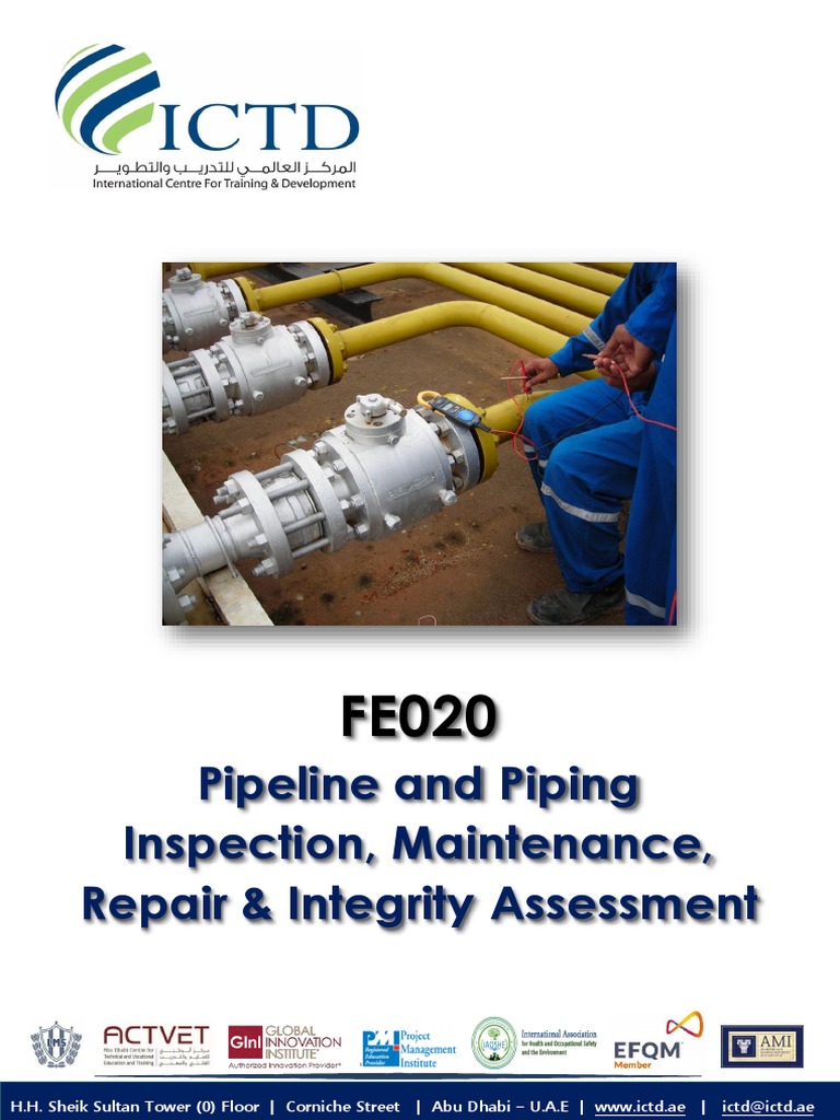 Pipeline and Piping Inspection, Maintenance, Repair & Integrity ...