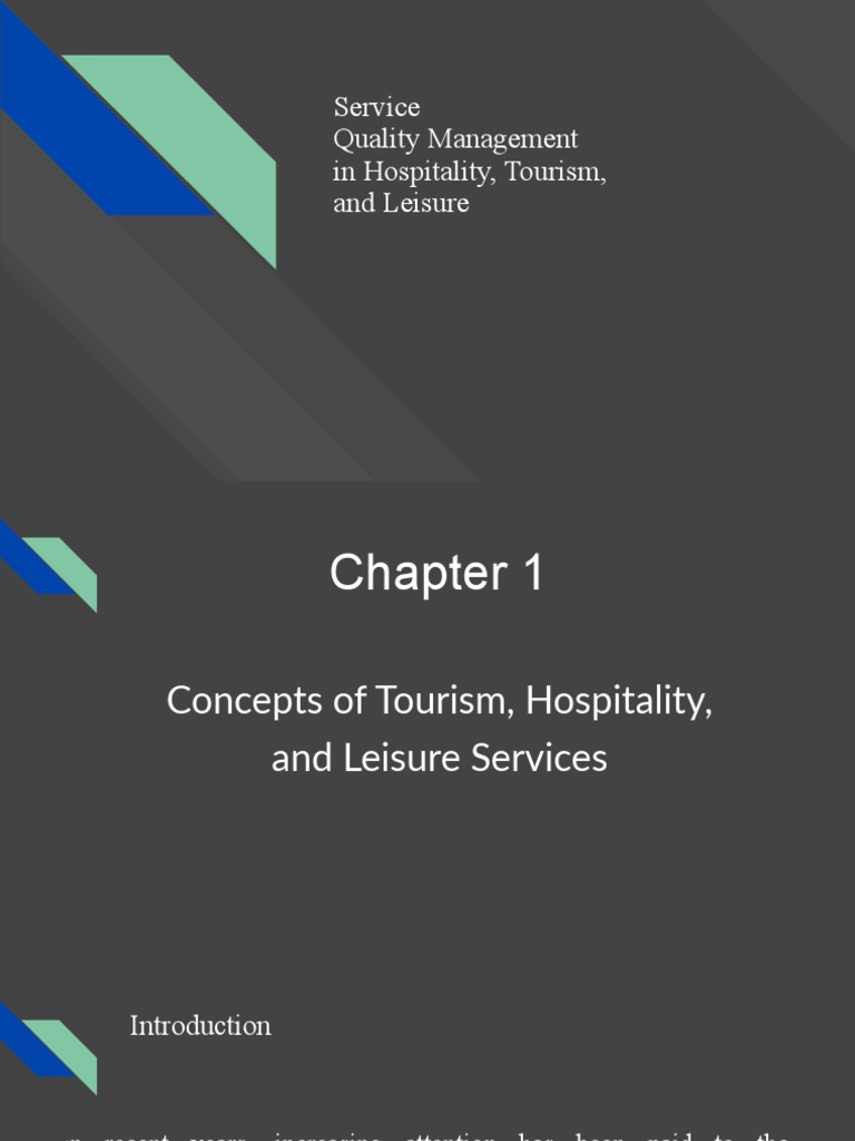 Service Quality Management in Hospitality, Tourism, and Leisure | PDF ...