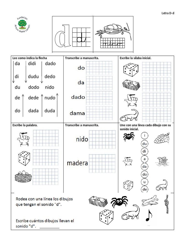 Da Didi Dado Di Dudu Dedo Du Dodo Nido de Dede Nudo Do Dada Duda | PDF