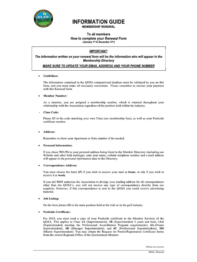 Information Guide | PDF