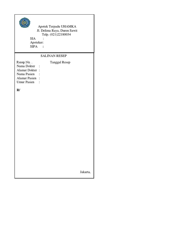 Copy Resep | PDF | Kesehatan Holistik