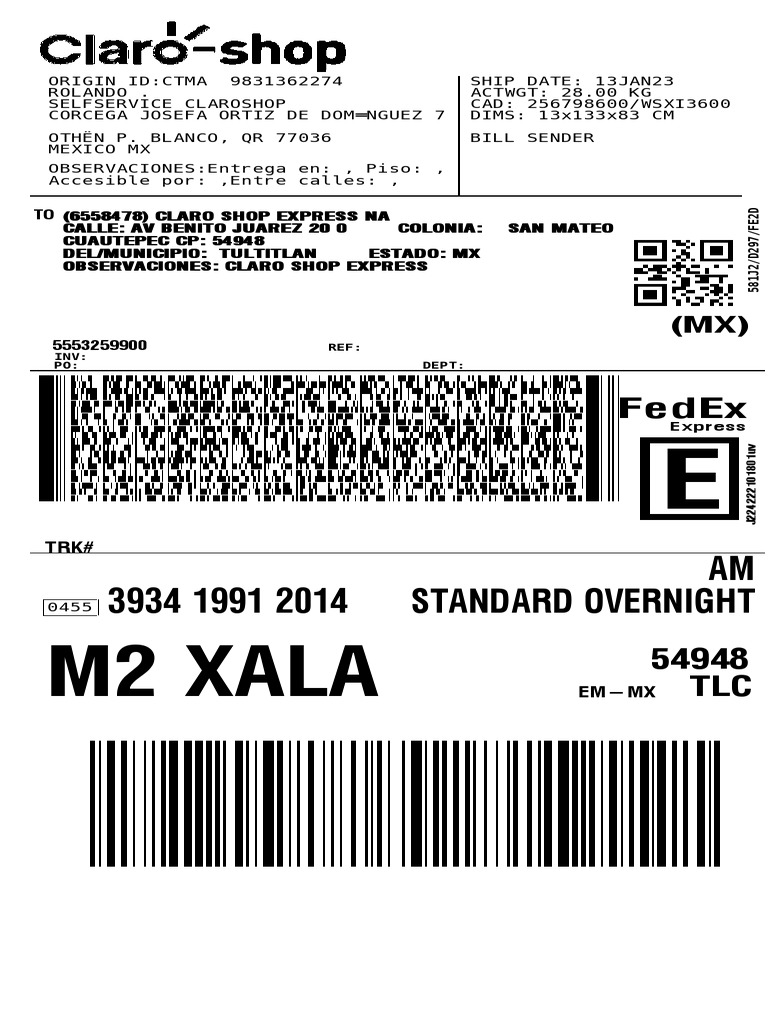 M2 Xala: AM Standard Overnight | PDF