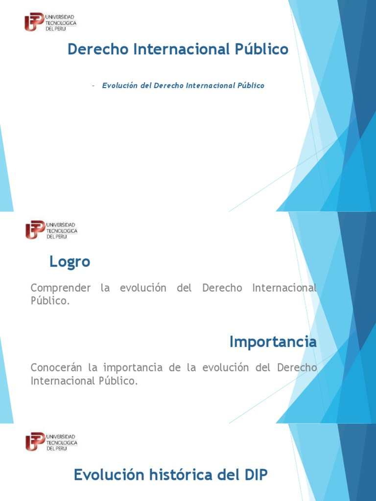 Evolución Del DIP | PDF | Diplomacia | Evolución
