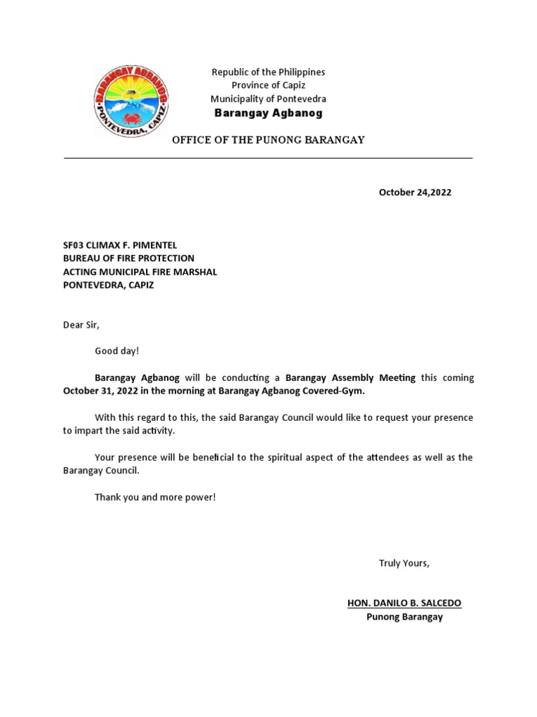 BFP Invitation | PDF