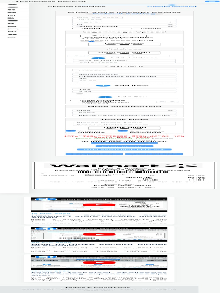 Enter Store Receipt Details: Default Setting | PDF | Receipt | Computing