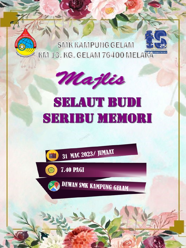 Majlis Perpisahan Zeehan Dan Padil | PDF