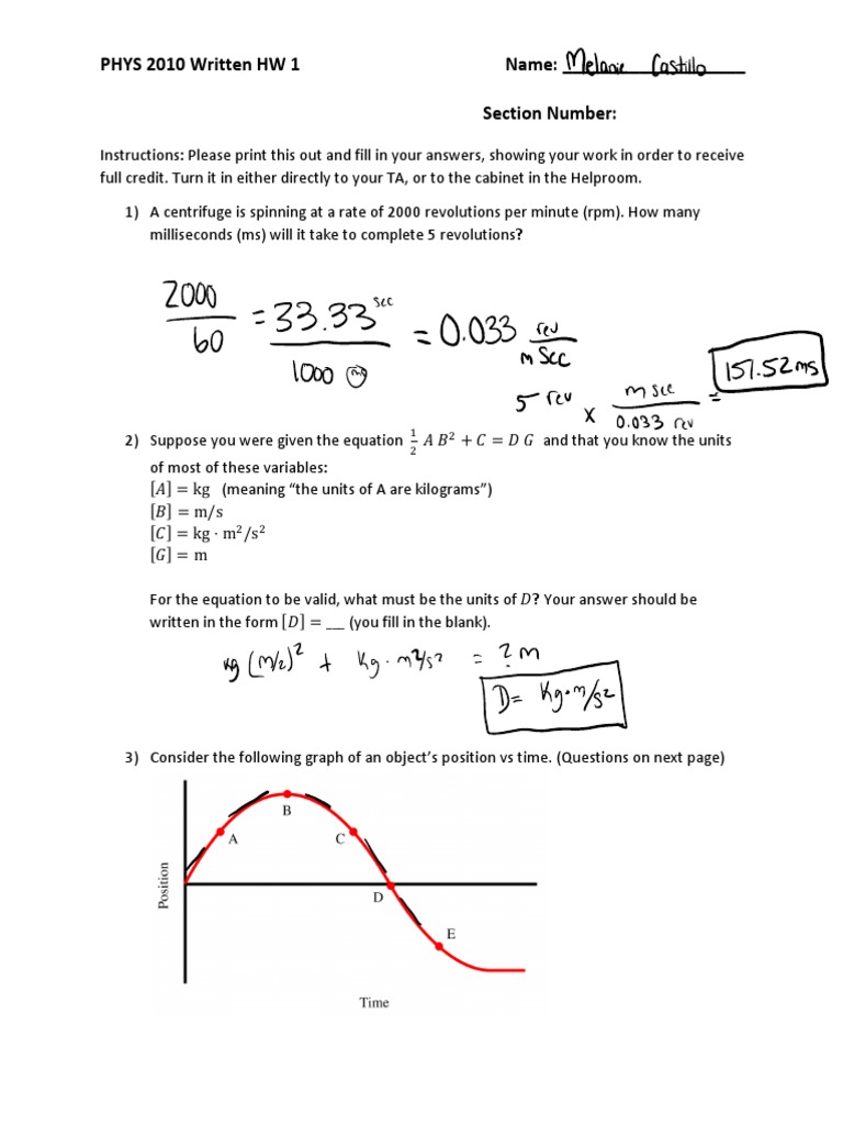 HW 1 | PDF