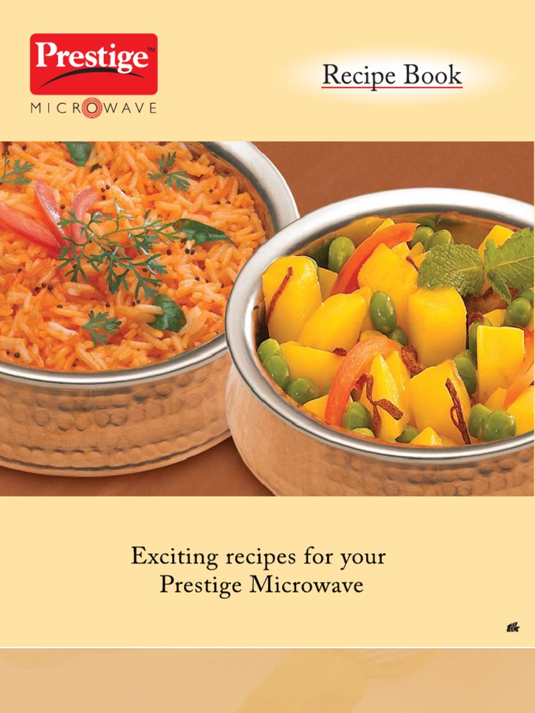 Prestige Microwave Recipe Book | PDF | Curry | Ginger