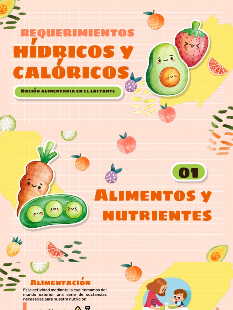 Requerimientos Hídricos y Calóricos | PDF | Alimentos | Nutrición