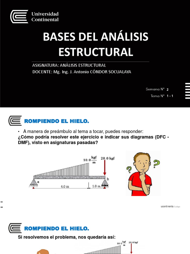 02 Bases Analisis Estructural | PDF | Análisis estructural | Elasticidad (Física)