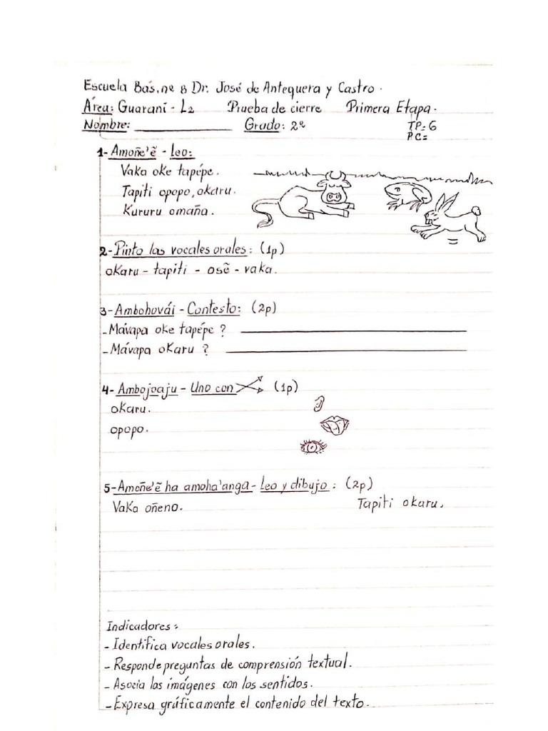 Guaraní 2° | PDF