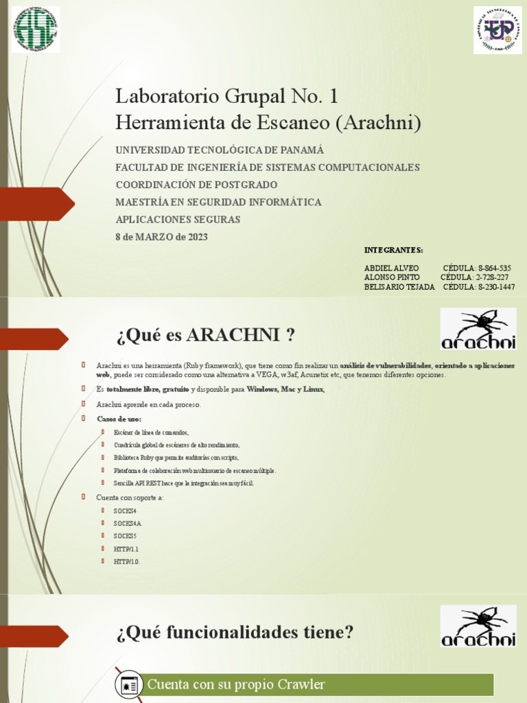 Lab1 - Herramienta de Escaneo Web V1 | PDF | Software de la aplicacion ...