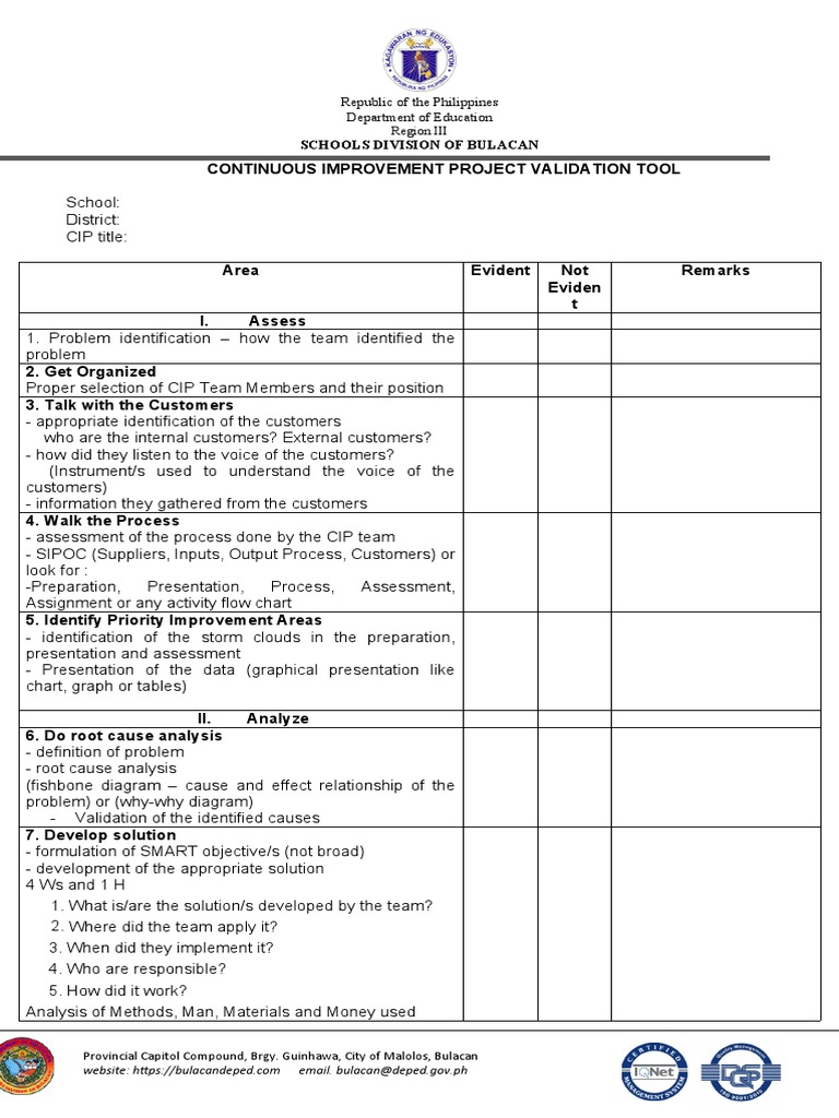CIP Validation Tool Edited | PDF | Business | Computing