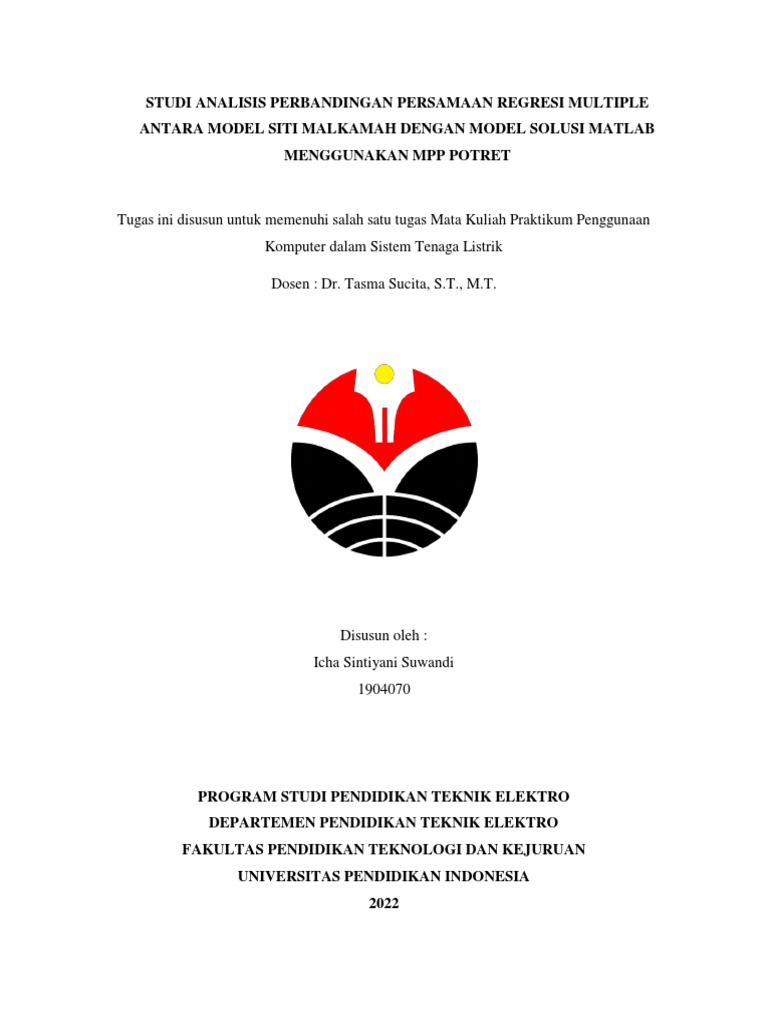 Icha Sintiyani Suwandi - Project 2 Matlab | PDF