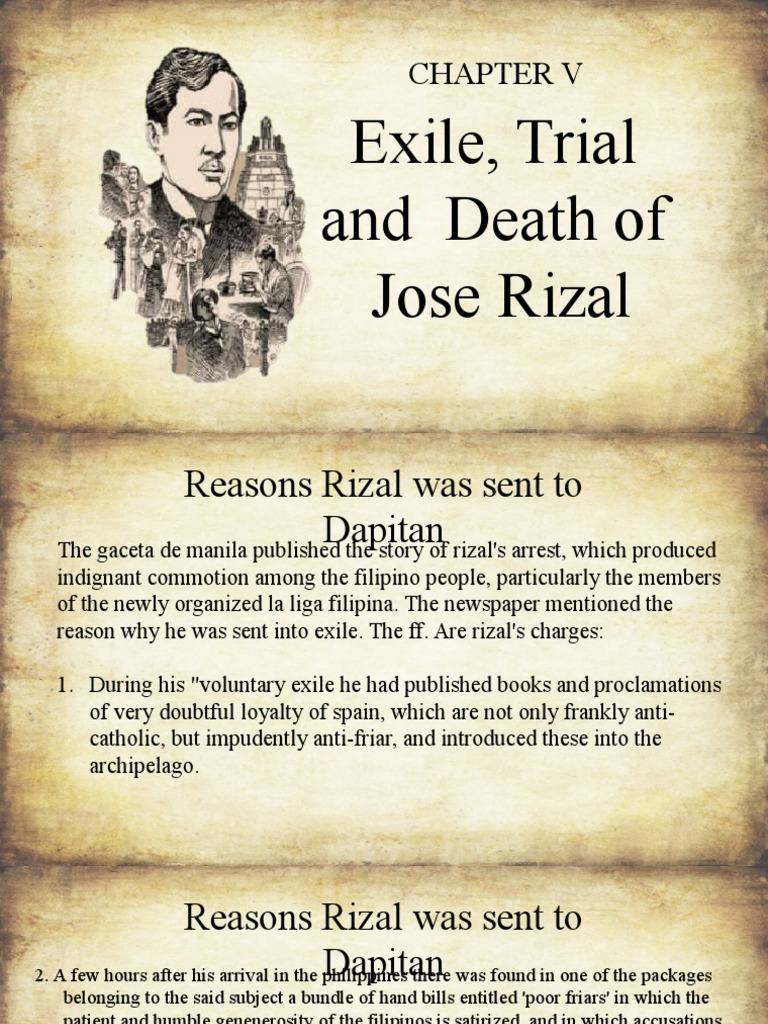 Group 4 Ppt. Rizals Exile Trials and Death | PDF | Philippines