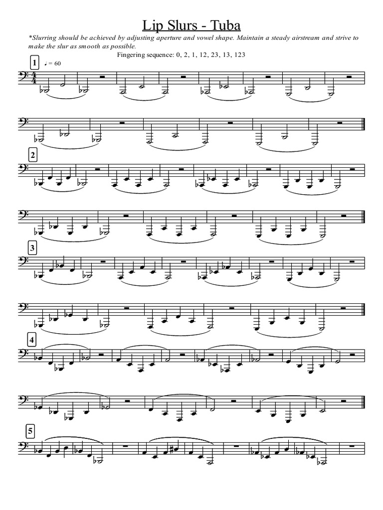 Lip Slurs | PDF | Phonetics | Human Voice