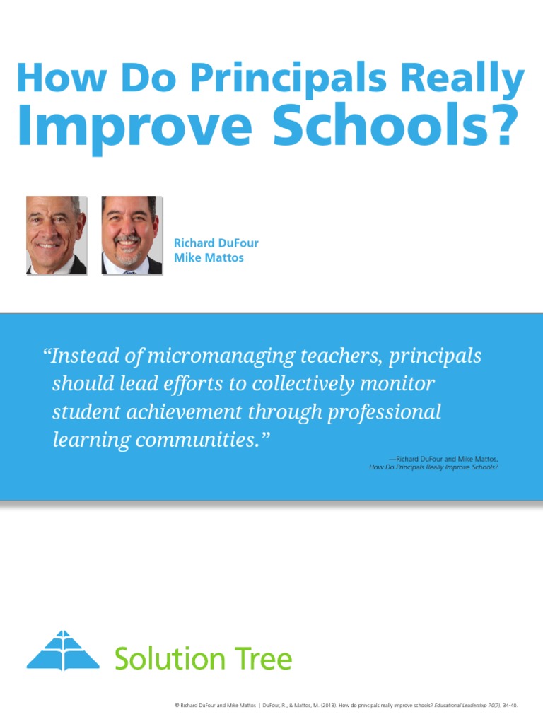 PLC - Mattos DuFour Article | PDF | Teachers | Educational Assessment