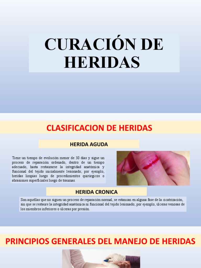 Curación de Heridas | PDF | Herida | Curación