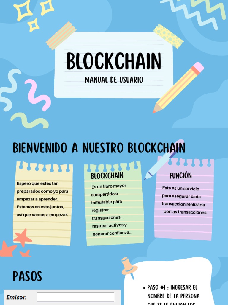 Blockchain: Manual de Usuario | PDF