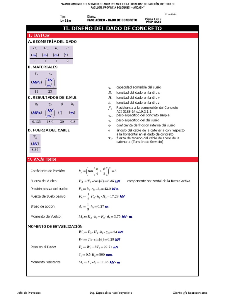 P5 Diseño de Dado L 33m | PDF | Mecánica | Ingeniería estructural