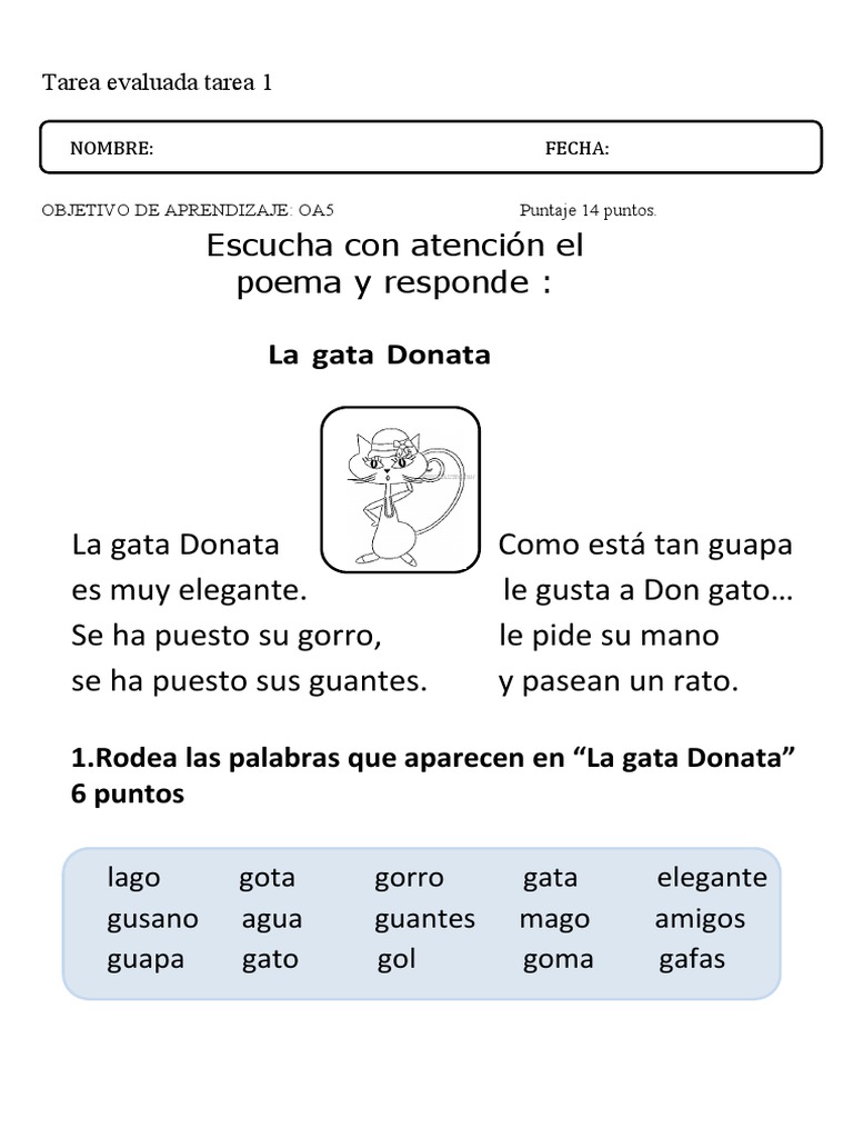 Texto La Gata Donata 20 D Emarzo | PDF