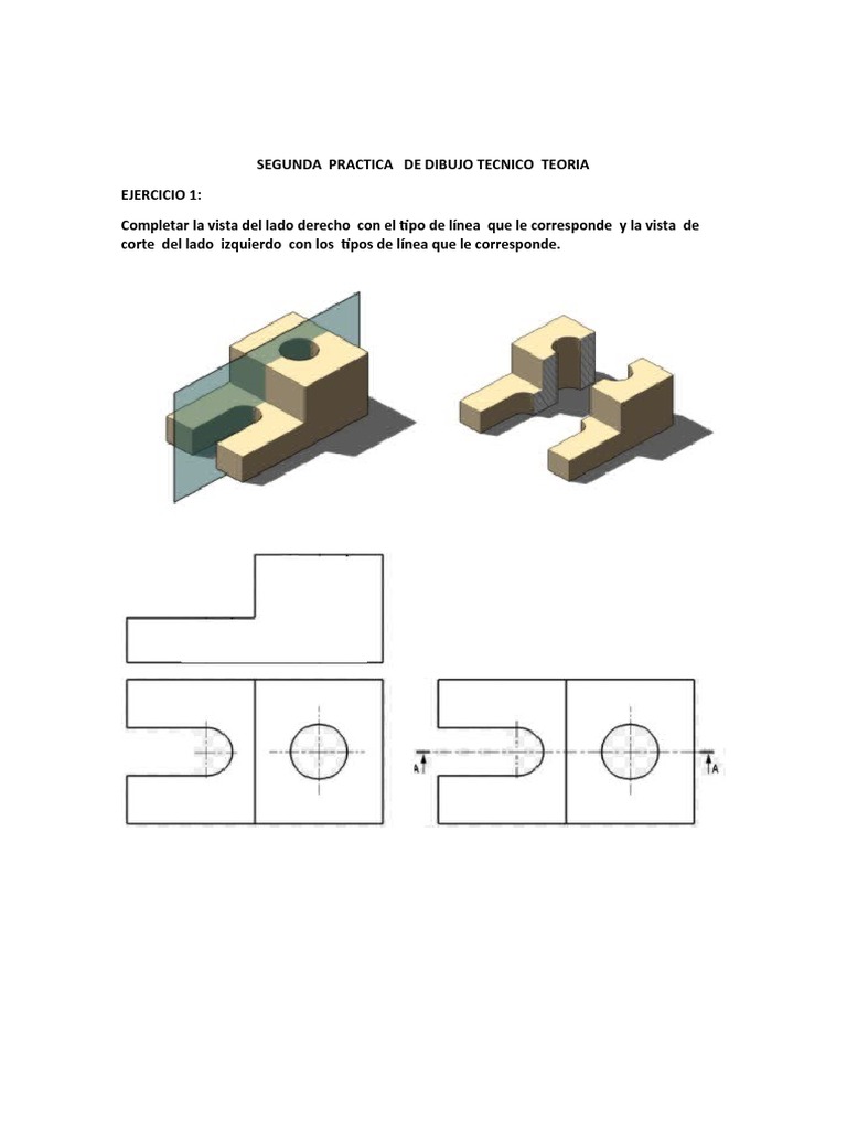 Trabajo Alfabeto de Lineas Dibujo Tecnico | PDF
