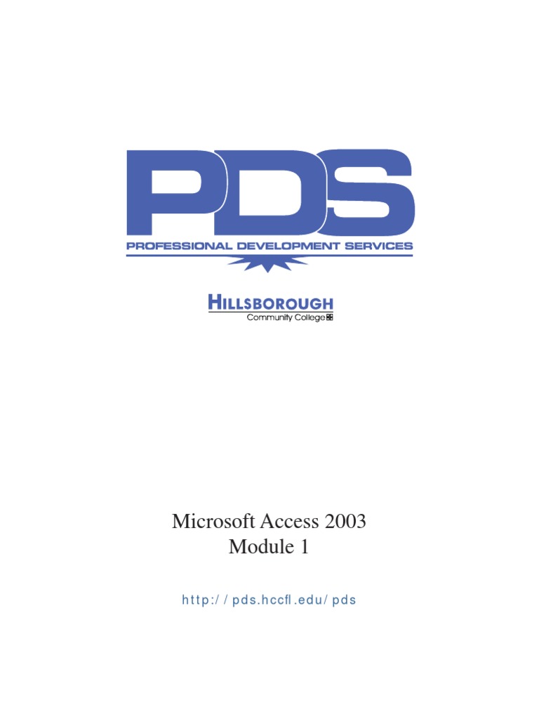 Access2003 I | PDF | Microsoft Access | Databases