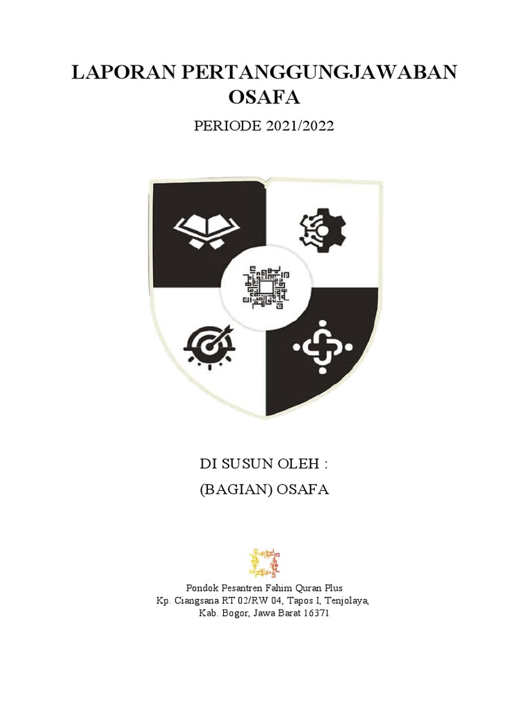 Laporan Pertanggungjawaban Osafa: PERIODE 2021/2022 | PDF