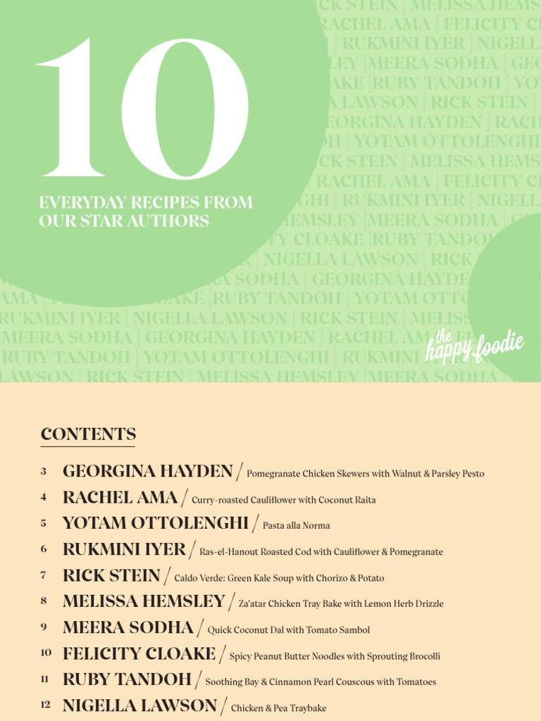 Everyday Recipes from Star Authors | PDF | Pesto | Curry